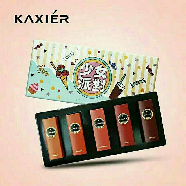 Jual KAXIER Lipstick Matte Young Girls Party Mini Set // Isi 5 pcs ...