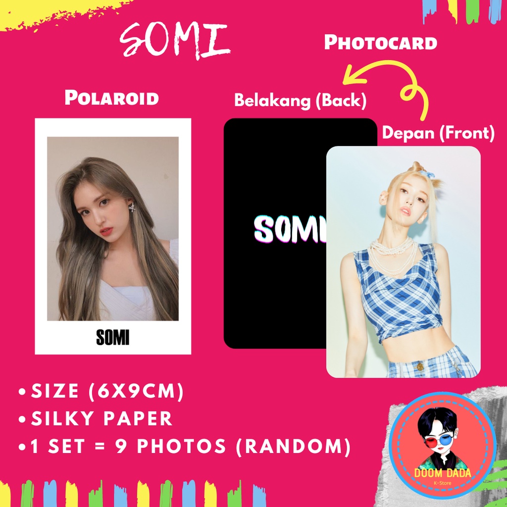 Jual Paket Polaroid Jeon Somi / Paket Photocard Somi KPOP | Shopee ...