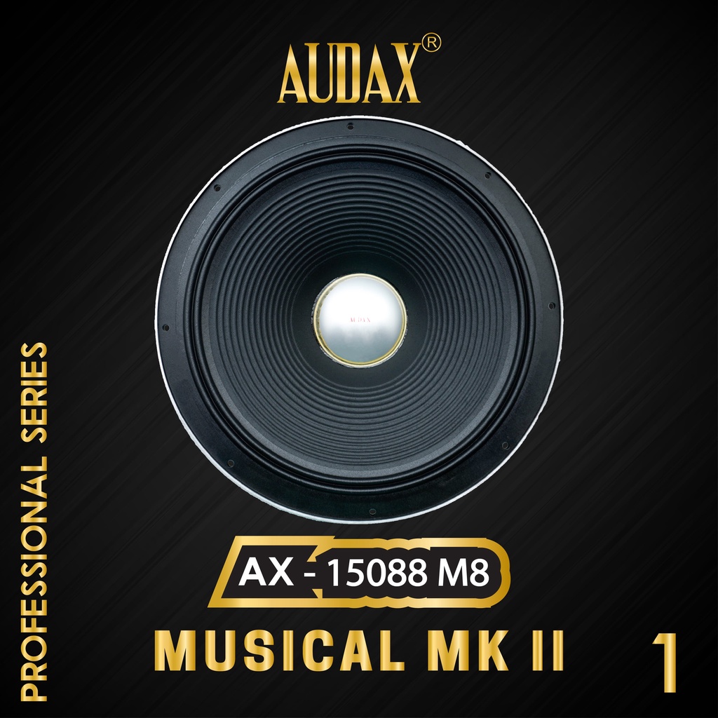 Jual Audax - Speaker Pasif 15" AX-15088 M8 Full Range Professional ...