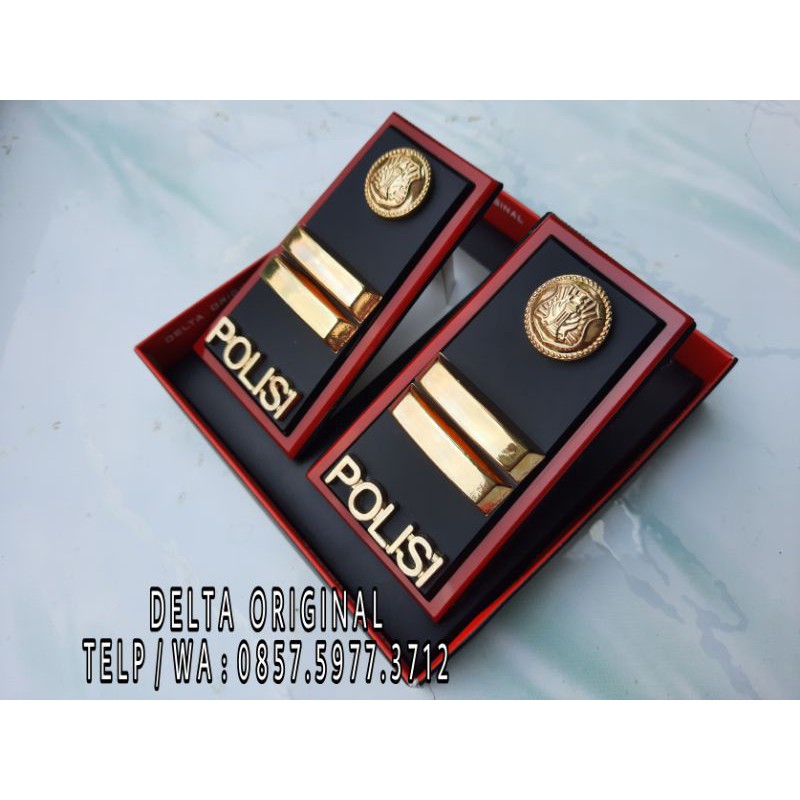 Jual Pangkat Ipda / Iptu / AKP Polri Full Mika Lis Merah | Shopee Indonesia
