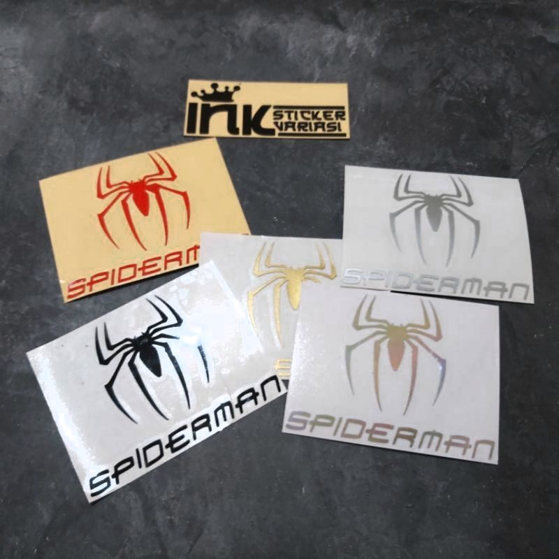 Jual STICKER LOGO SPIDERMAN | Shopee Indonesia