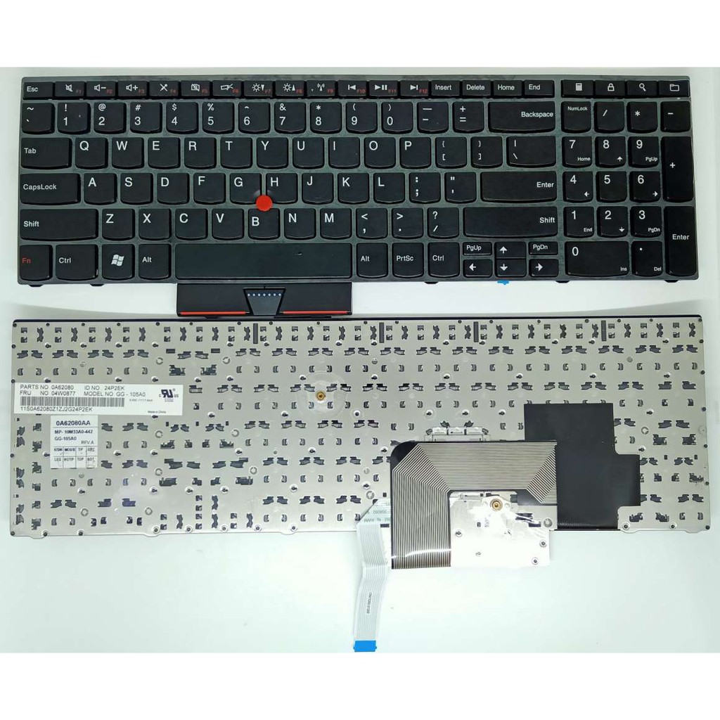 Jual Keyboard LENOVO ThinkPad E525 E520S E520 GG-105A0 04W0877 0A62080 | Shopee Indonesia