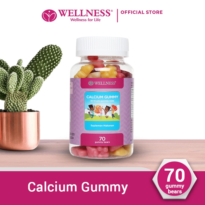Jual Wellness Calcium Gummy - 70 Gummy | Shopee Indonesia