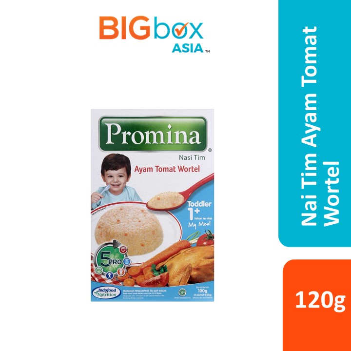 Jual Promina Nasi Tim Ayam Tomat & Wortel - 100g (EXP: 20 Aug 2022 ...