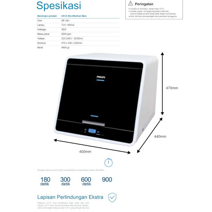 Jual Promo Spesial - Philips Uvc Disinfection Box 48L | Shopee Indonesia