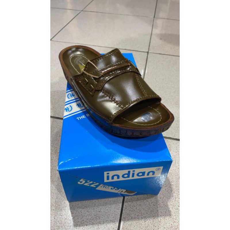 Jual sandal kulit indian original i522.sandal indian ori | Shopee Indonesia