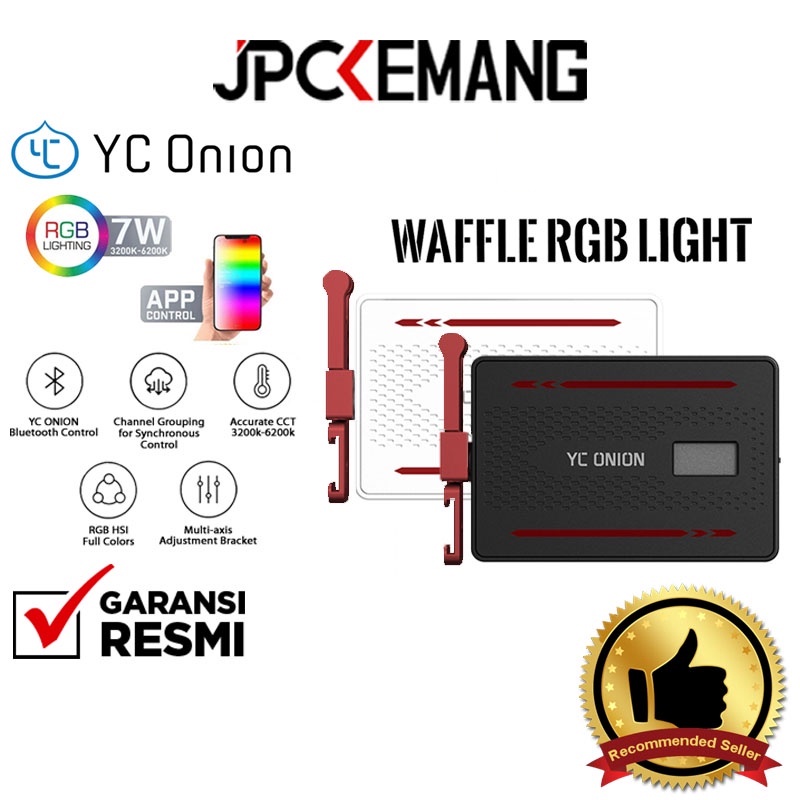 Jual YC Onion Waffle Pro RGB Light Studio LED YC Onion Wafle Garansi ...