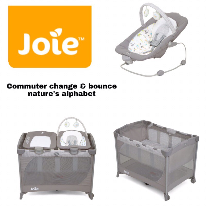Jual Joie Commuter Change dan Bouncer Nature Alphabet / box bayi dan ...
