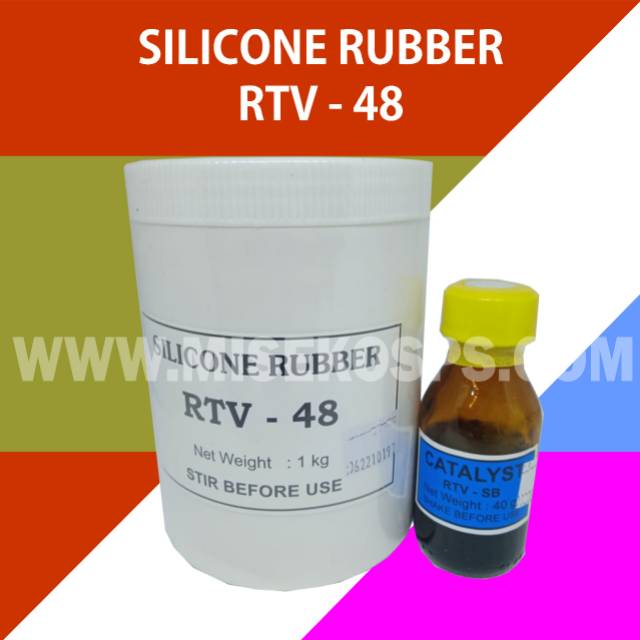 Jual SILICONE RUBBER RTV 48 DAN CATALYST SB CETAKAN SILICON SILIKON 1KG ...