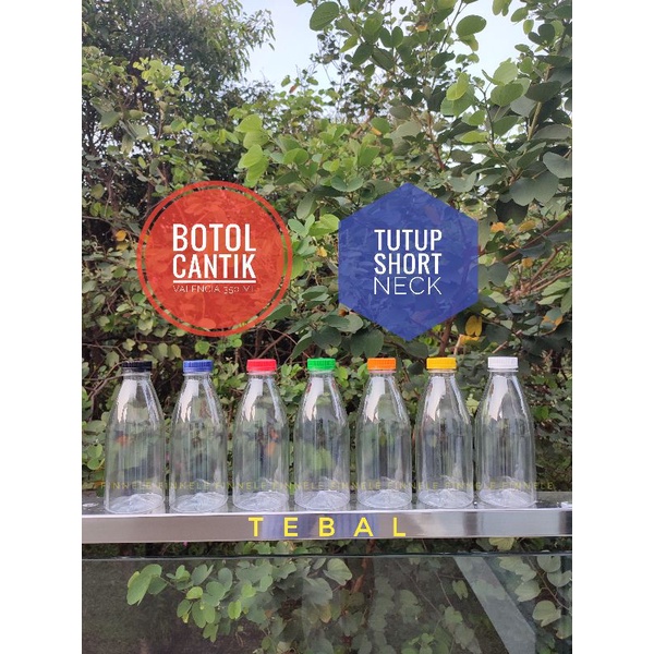 Jual 25 26 Botol Plastik Cantik 350 ml 350ml Tebal / Botol Valencia ...