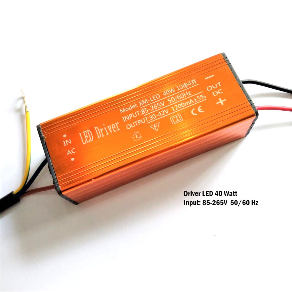 Jual LED Driver 40 watt WATERPROOF CASING BESI | Shopee Indonesia