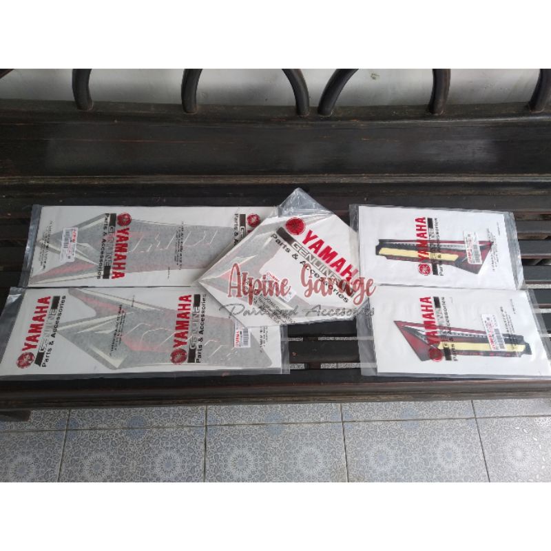 Jual Striping Stiker RX King 2008 2009 Merah Original Yamaha Peredam ...