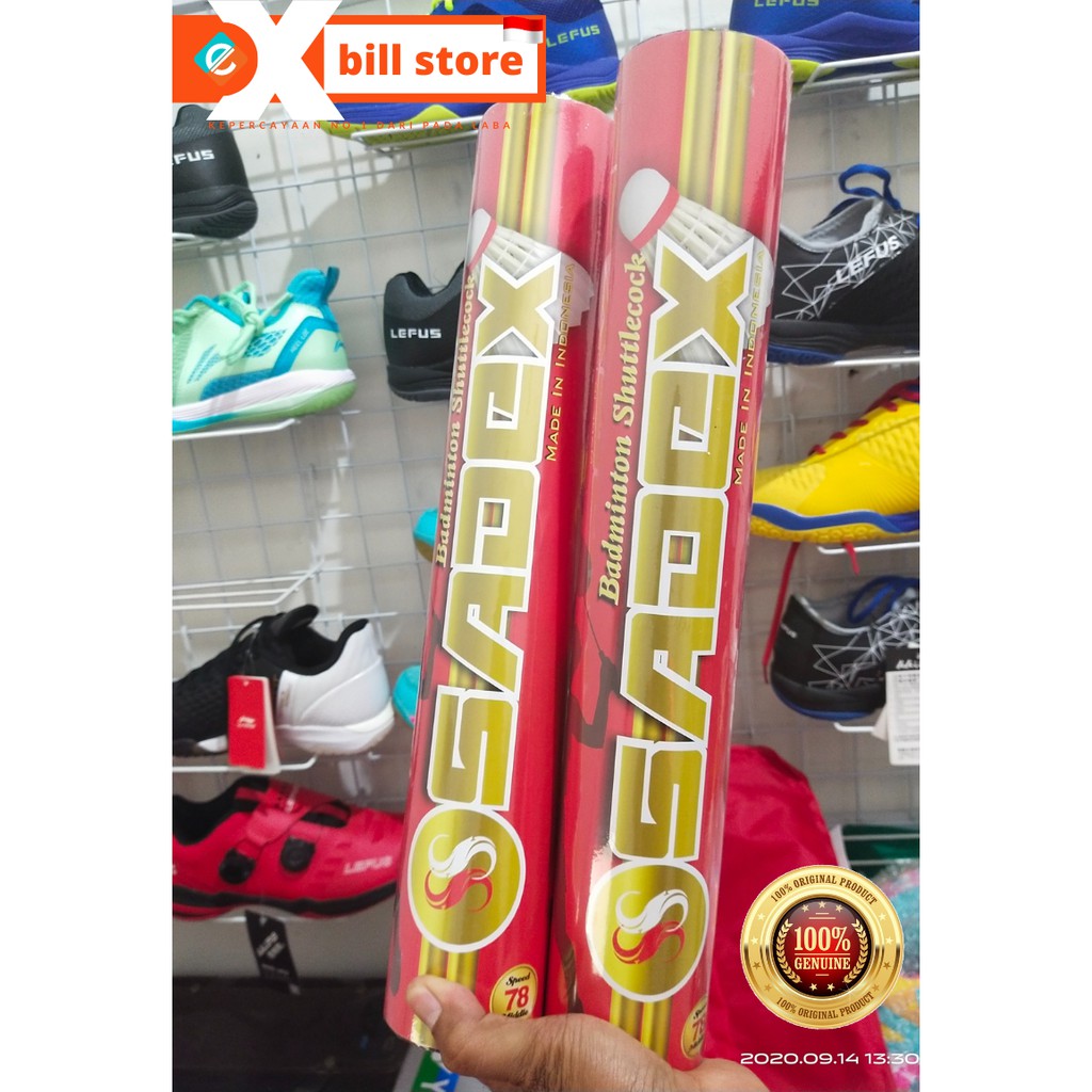 Jual Exbill Shuttlecock bulutangkis kok badminton merek SADEX Premium ...