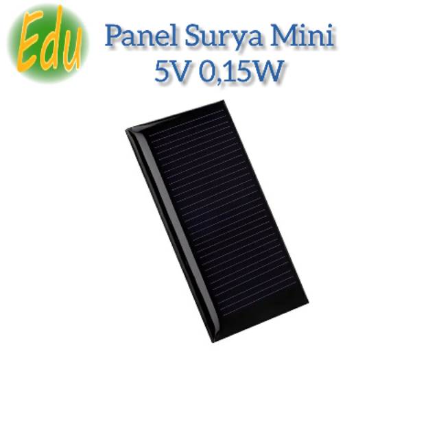 Jual Panel Surya Mini - Solar Cell 5V 0.15W Generator Tenaga Surya DIY ...