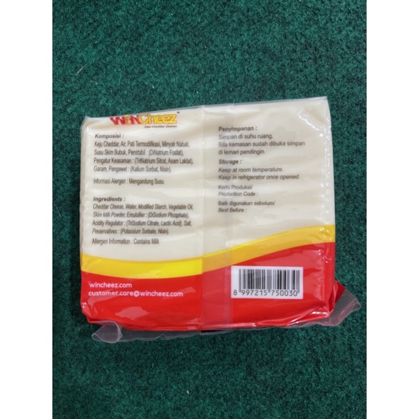 Jual Keju cheddar 250gr / Wincheese/ Topchiz | Shopee Indonesia