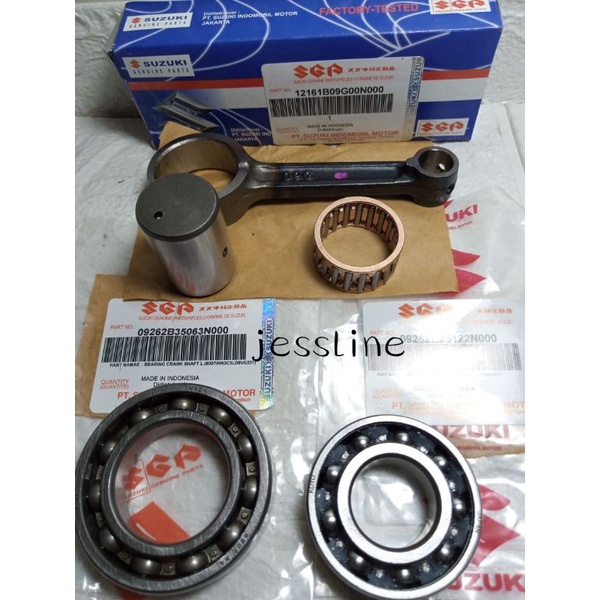 Jual paket stang seher smash + 2 bearing kruk as 6007-6205 | Shopee ...