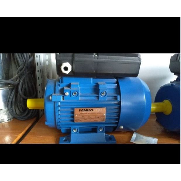 Jual Dinamo Elektro Motor 0,5 HP 0,5 PK 1 Phase 1500 RPM Famoze Pro GMYL | Shopee Indonesia