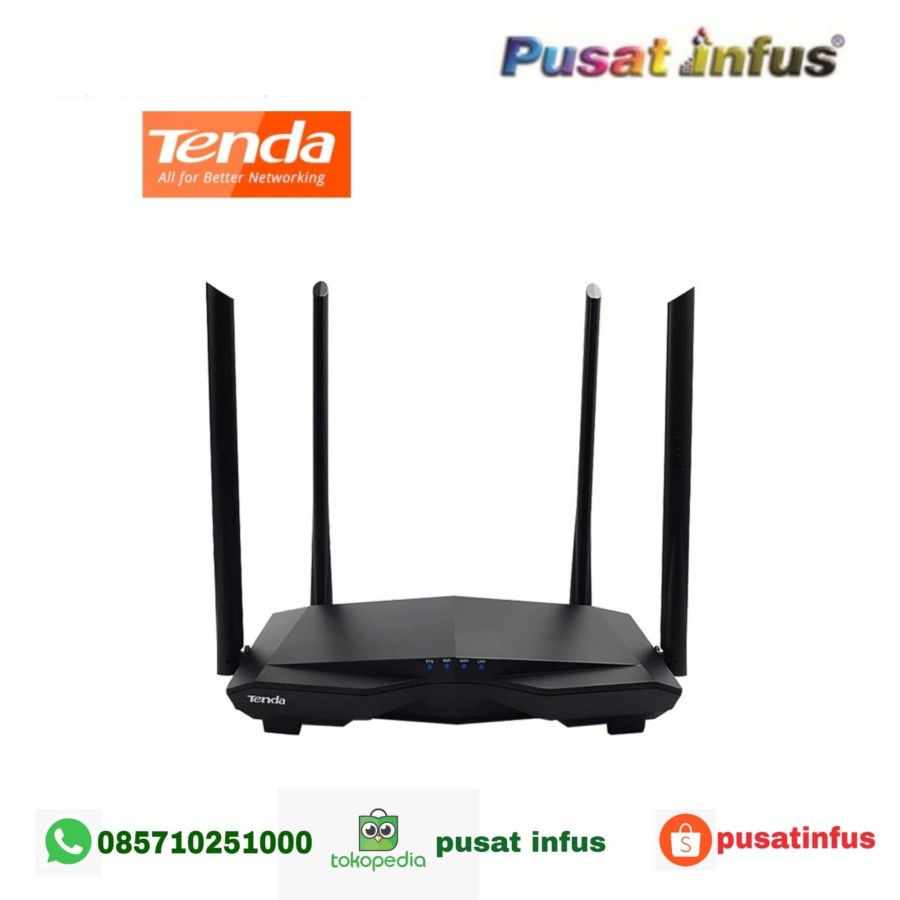 Jual Tenda AC10U - AC1200 MU-MIMO Smart Dual-Band Gigabit MUMIMO TENDA AC10 | Shopee Indonesia