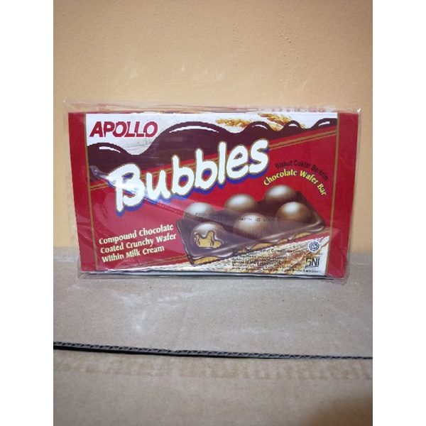 Jual Apollo Wafer Stick Coklat Strawberry Pandan / Apollo Bubbles ...