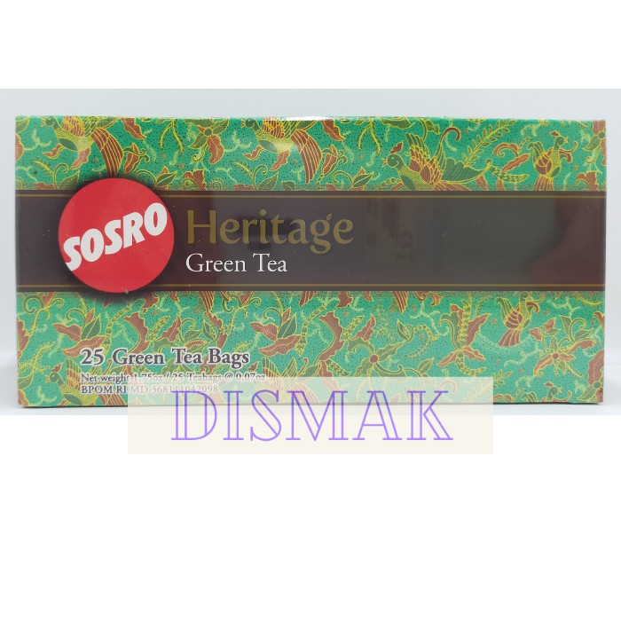 Jual Teh Sosro Heritage Celup Teh Hijau | Shopee Indonesia