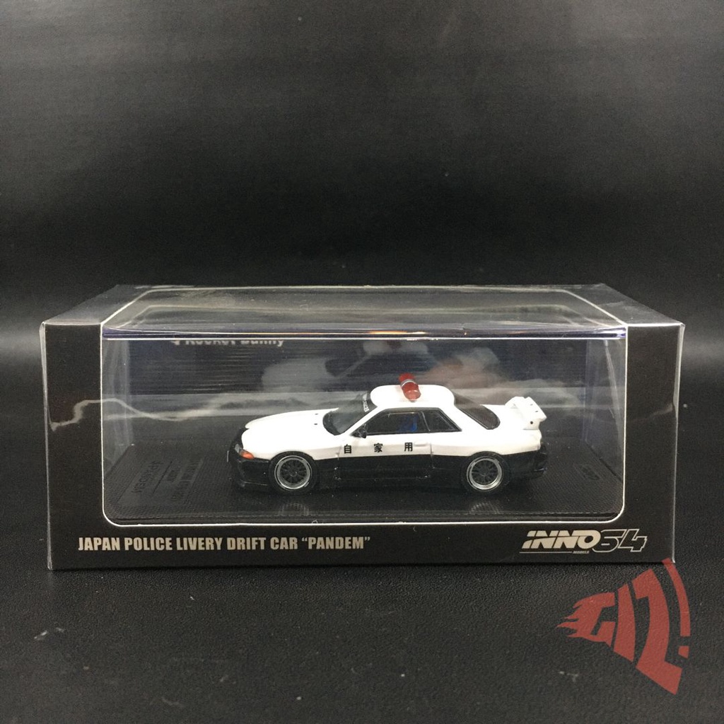 Jual Inno64 Nissan Skyline GT-R (R32) Japan Police Livery Drift Car ...