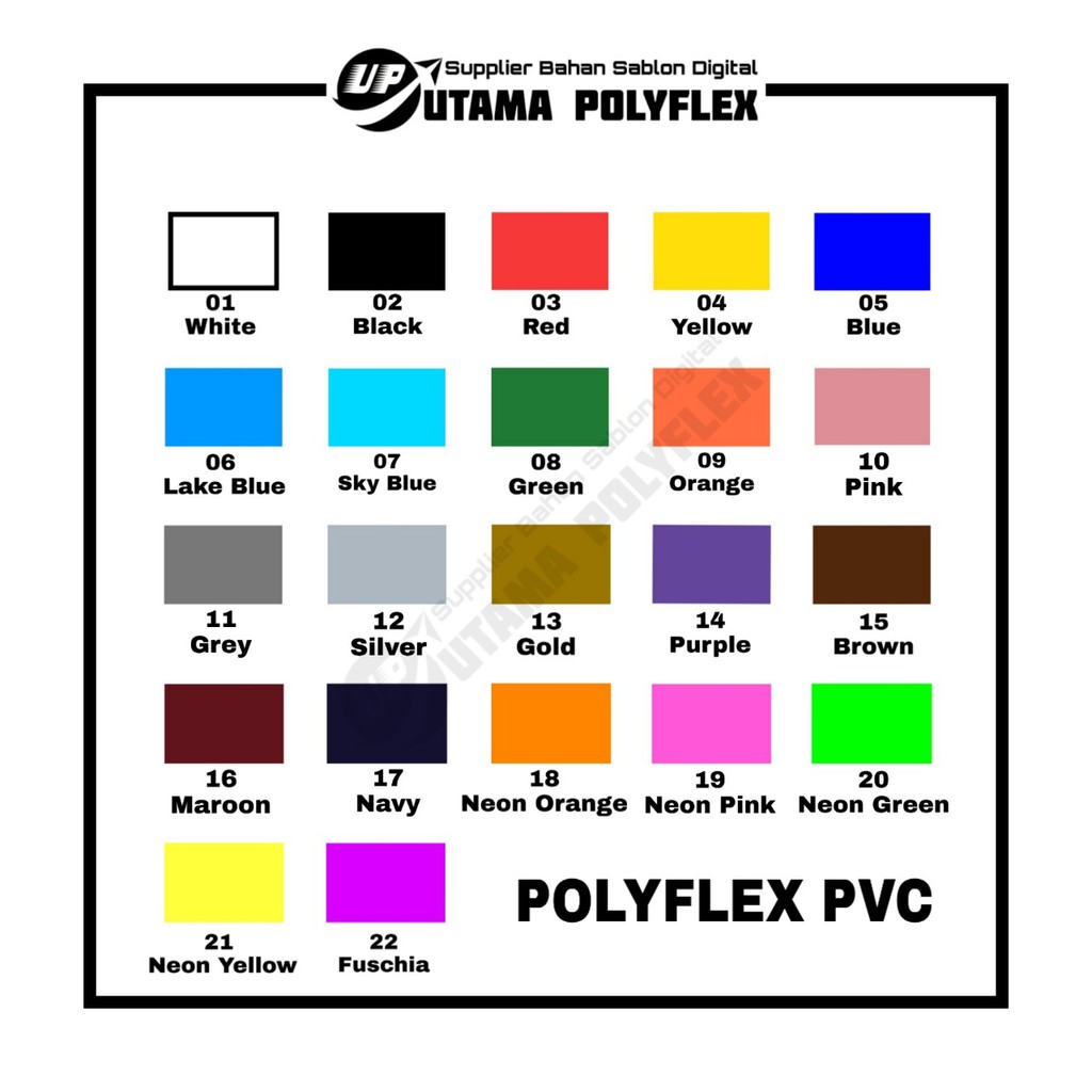 Jual Polyflex PVC Korea Best Seller / PVC Flex / Sticker Polyflek ...