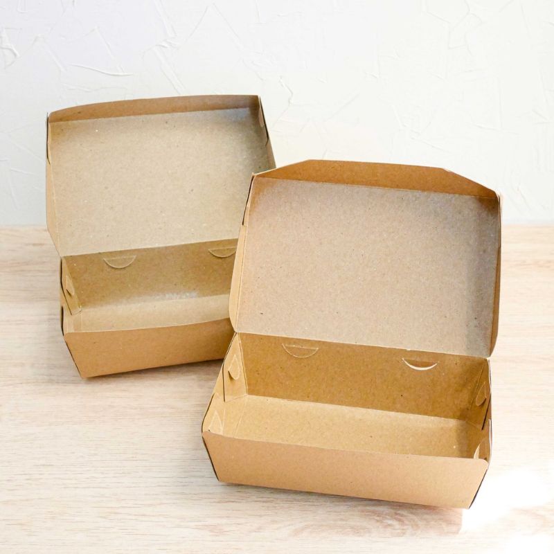 Jual PAPER KRAFT LUNCH BOX / KOTAK MAKANAN KOTAK SNACK / AYAM GEPREK ...