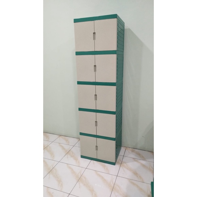 Jual Lemari plastik lemari pakaian MINI ARTHA - 5 susun | Shopee Indonesia