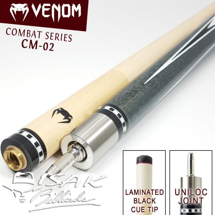 Jual Venom Pool Cue CM-02 - Combat Uniloc Series Billiard Stick Stik ...