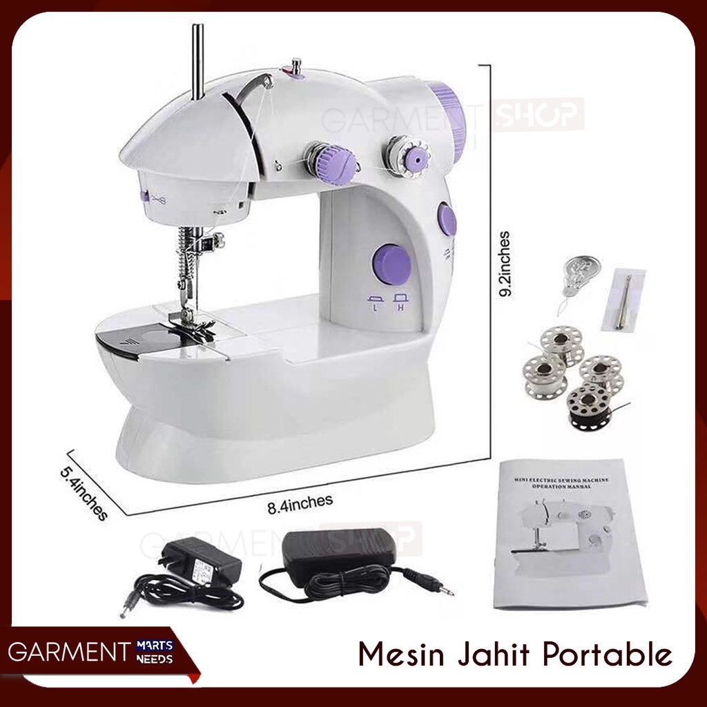 Jual MSJHTOTO - Mesin Jahit Baju Portable Mini Sewing Machine ...