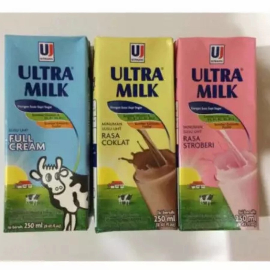 Jual Susu Ultra Uht 200 ml 1 Dus 24 pcs | Shopee Indonesia