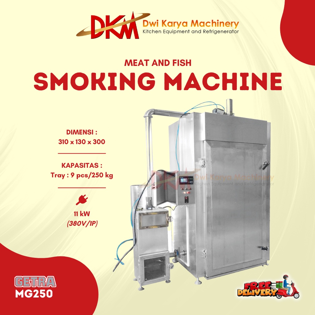 Jual Meat and Fish smoking machine MG250 Getra / pengasap daging dan ...