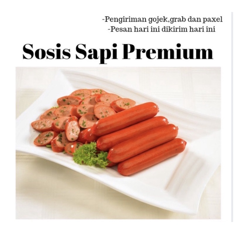 Jual (BISA INSTANT) Sosis Sapi Premium | Sosis Ayam Premium | Sosis One ...