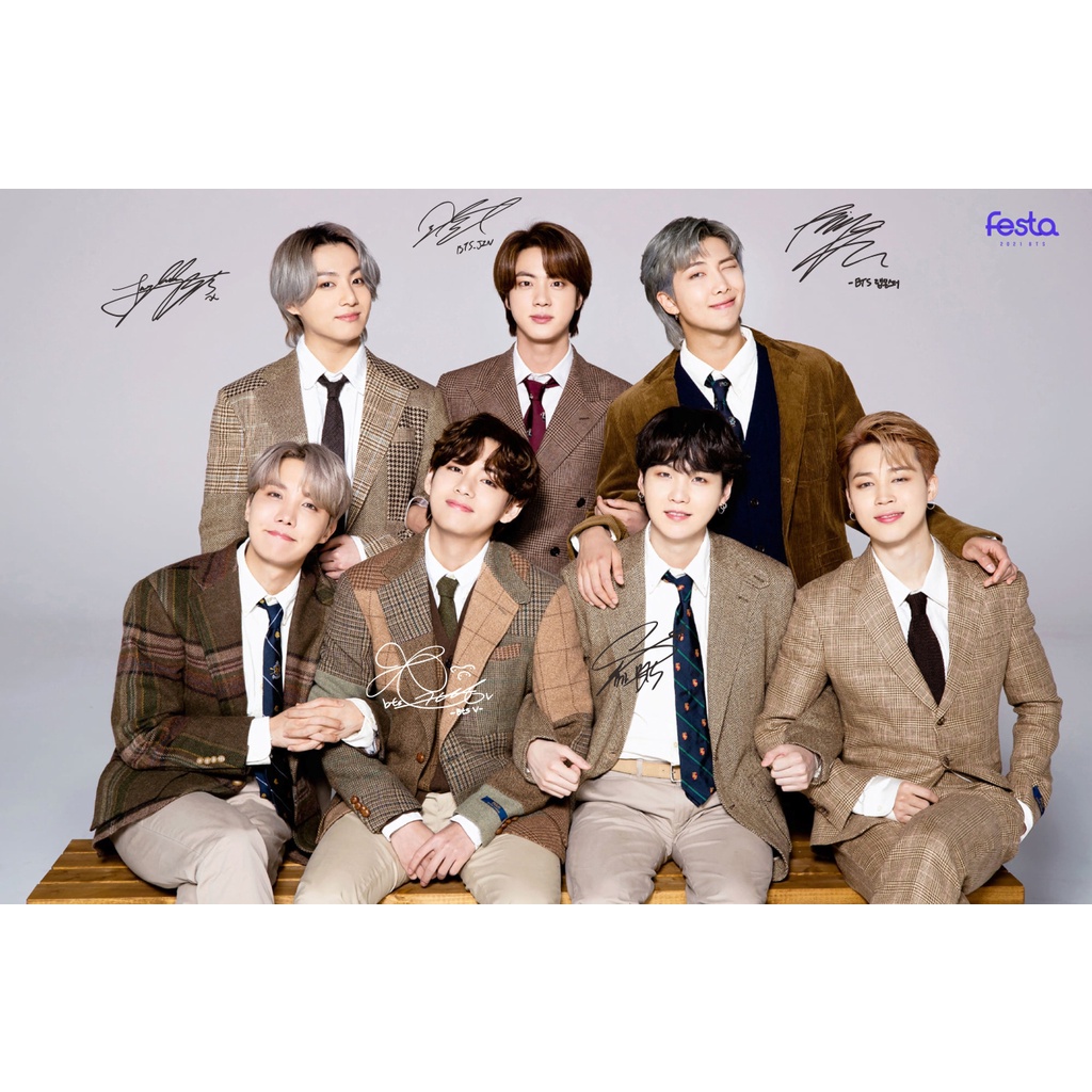 Jual READY POSTER BTS TANDA TANGAN - GRUP VERSION KPOP UKURAN A3 ...