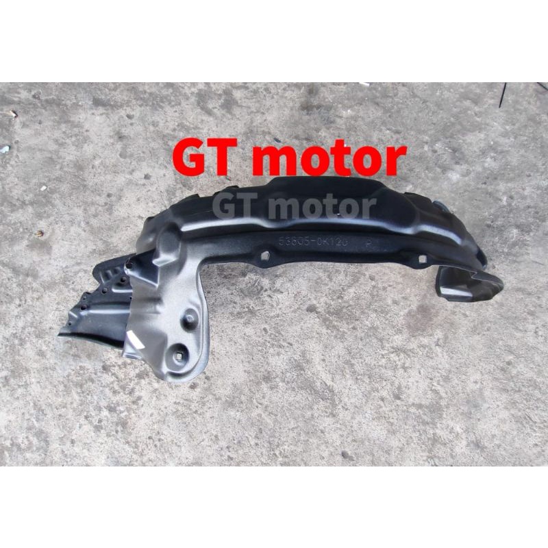 Jual 53805-0K120 Liner Front Fender Right Plastik Liner Inner Fender ...