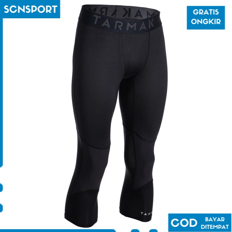 Jual Decathlon Tarmak Celana Inner Basket 3/4 M V2 Tight Black ...