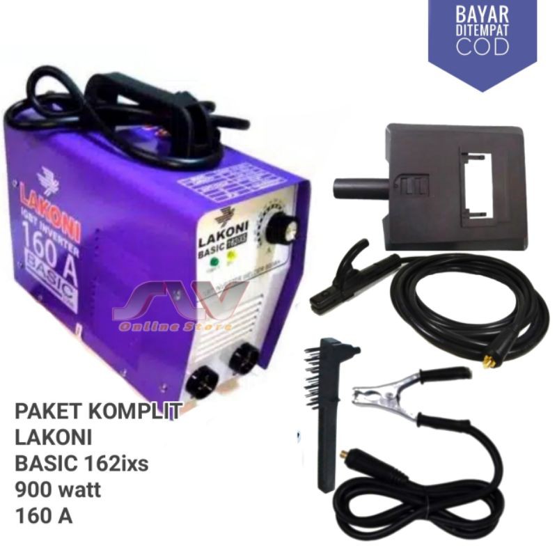 Jual Las Lakoni 900 wat 160A IGBT basic 162imesin travo las listrik inverter | Shopee Indonesia