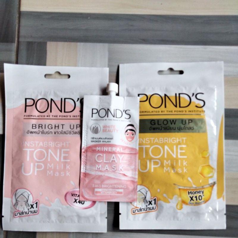 Jual masker ponds & mineral clay mask 750ml (30pcs) | Shopee Indonesia