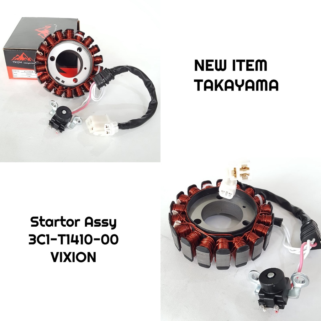 Jual STATOR ASSY PULSER SPUL VIXION 3C1 SPAREPART TAKAYAMA | Shopee ...