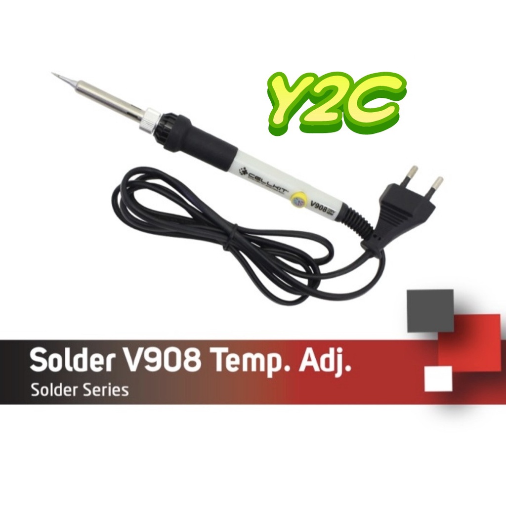 Jual SOLDER CELLKIT V908 ADJUST PENGATUR SUHU / ALAT SERVIS SERVICE HP LENGKAP | Shopee Indonesia