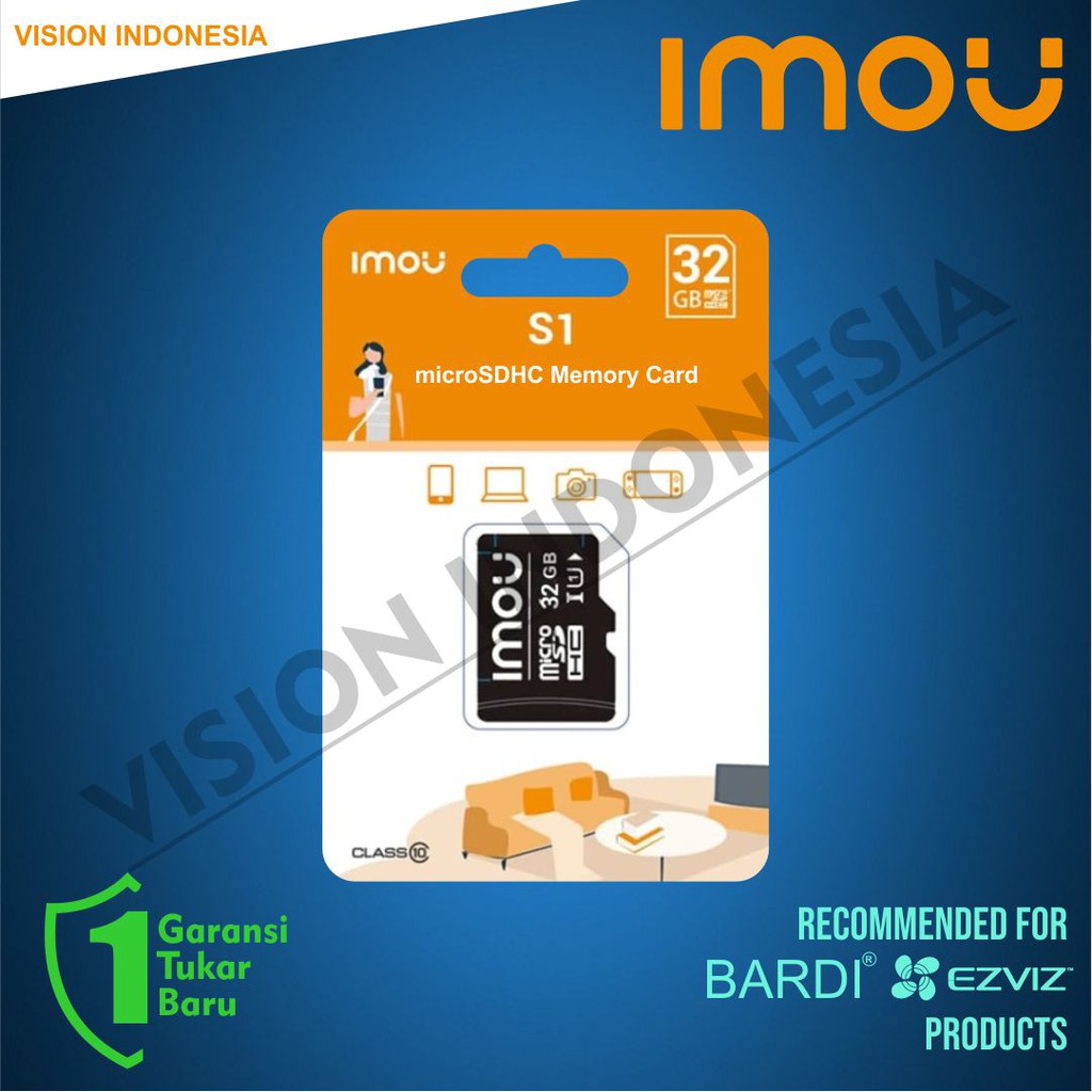 Jual MEMORY CARD MICRO SD CLASS 10 IMOU - 32GB ORIGINAL GARANSI RESMI | Shopee Indonesia
