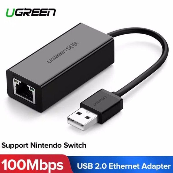Jual UGreen USB to LAN RJ45 Ethernet 100Mbps USB 2.0 Network Card ...