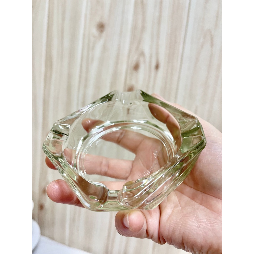Jual Mangkok Asbak rokok Kaca Kotak Murah ashtray glass 10CM | Shopee ...