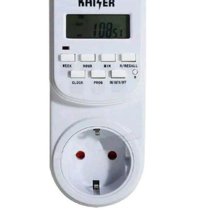 Jual ♣ stop kontak timer digital Kaiser stop kontak digital timer digital Kaiser ♡ | Shopee ...