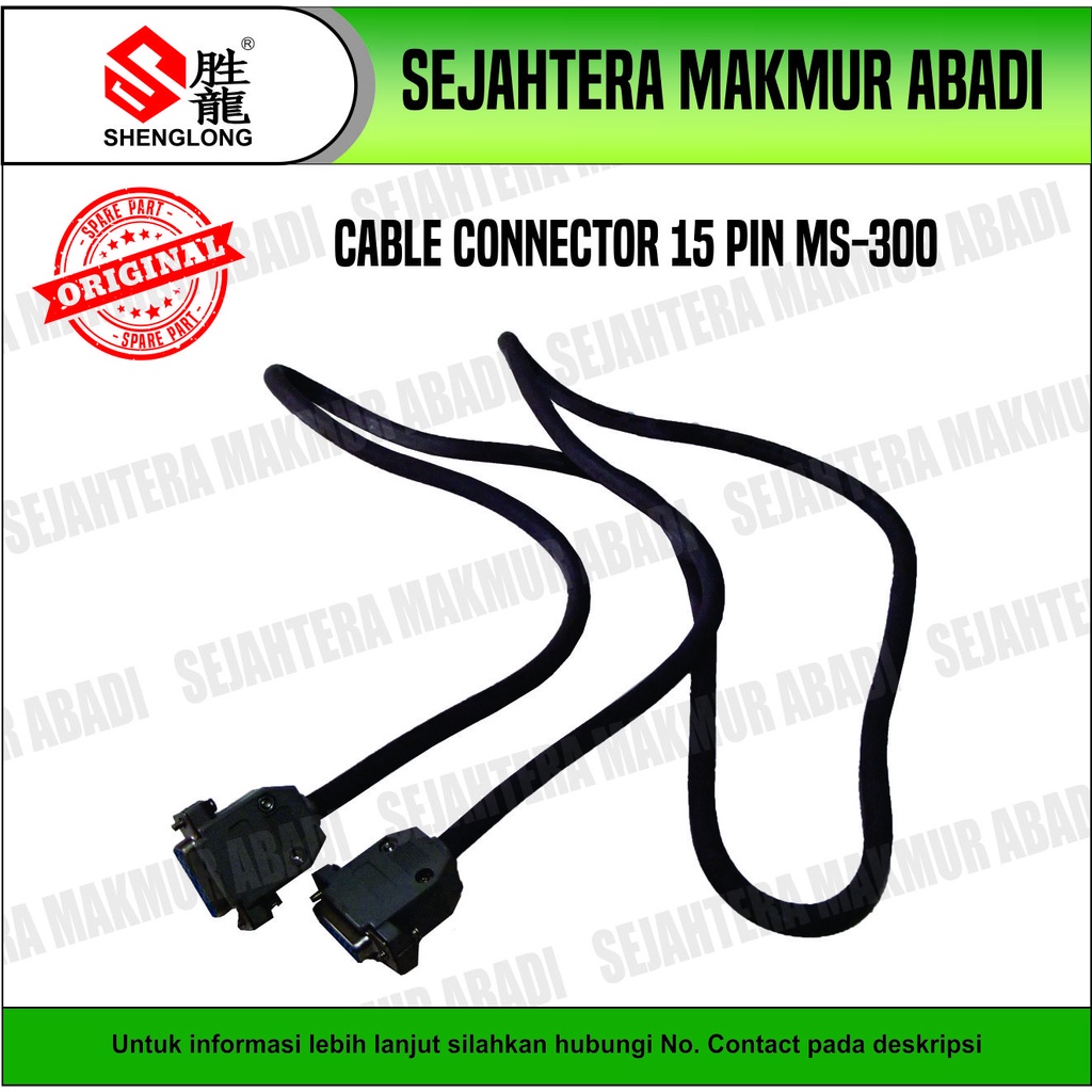 Jual Cable / Kabel Connector 15 Pin Date Coding MS - 300 / SL - 300 ...