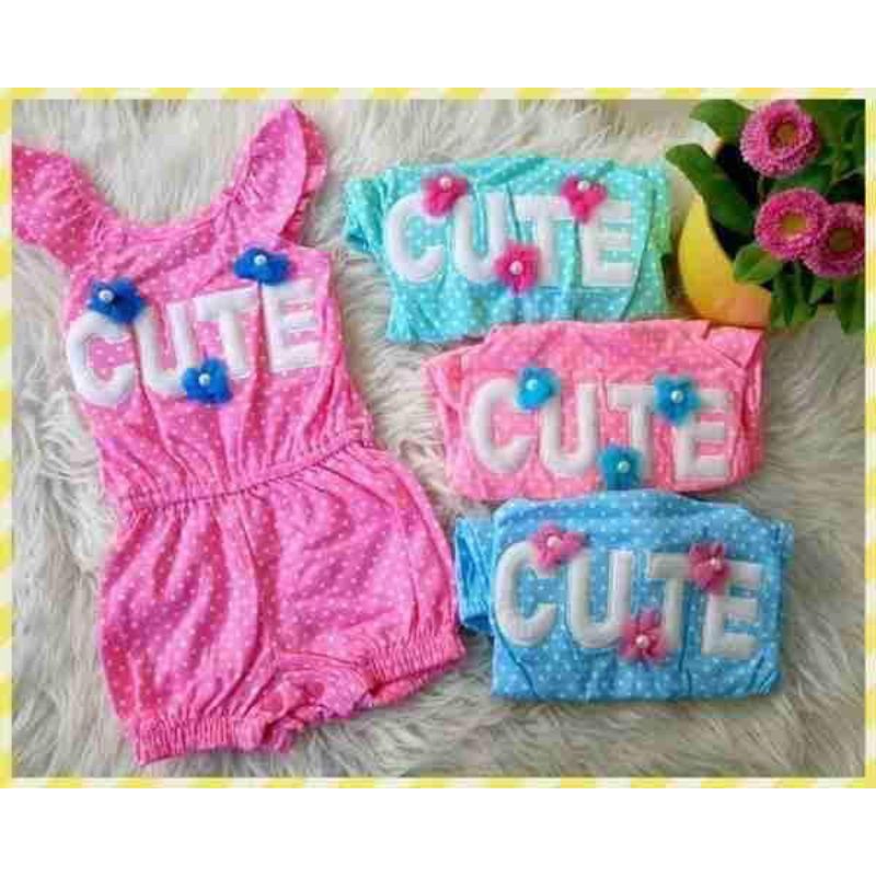 Jual Termurah!! Readystok!! jumpsuit baby cewek lokal | Shopee Indonesia