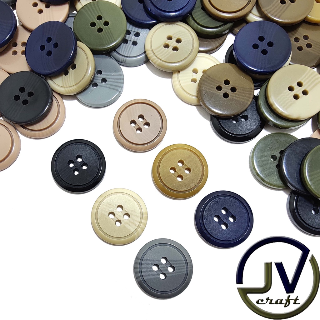 Jual KANCING JAS BESAR KANCING BLAZER 20 MM / 12 PCS | Shopee Indonesia