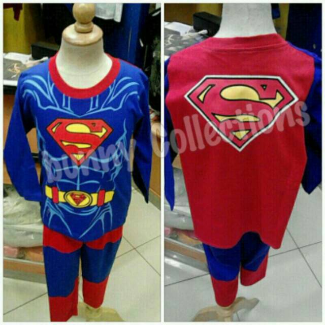 Jual KOSTUM SUPERMAN ANAK + SAYAP SAMBUNG - KOSTUM SUPERHERO ANAK ...