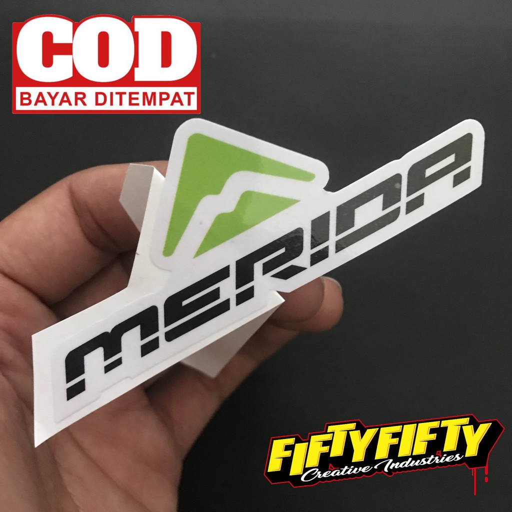 Jual Stiker Print Cut MERIDA Stiker Printing Laminasi Glossy Stiker ...
