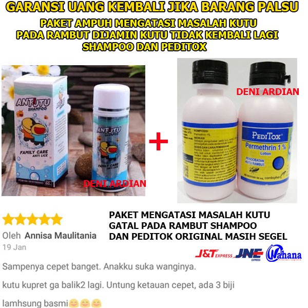Jual (BAYAR DI TEMPAT)Paket obat Kutu Rambut Shampoo Anti Kutu dan ...